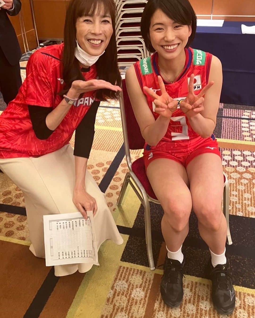 大林素子さんのインスタグラム写真 大林素子instagram「女子バレー始動！ 今日は、広報委員として司会🎙️ 古賀キャプテンが 6865