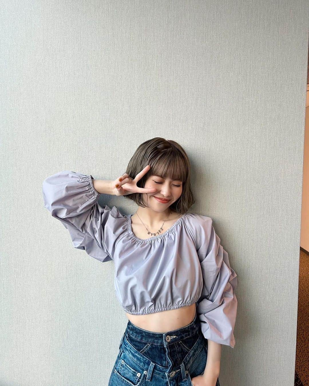 @onefive（ワンファイブ）さんのインスタグラム写真 - (@onefive（ワンファイブ）Instagram)「MOMOです🐩💜 髪型Changeしてから初の@onefive new ...