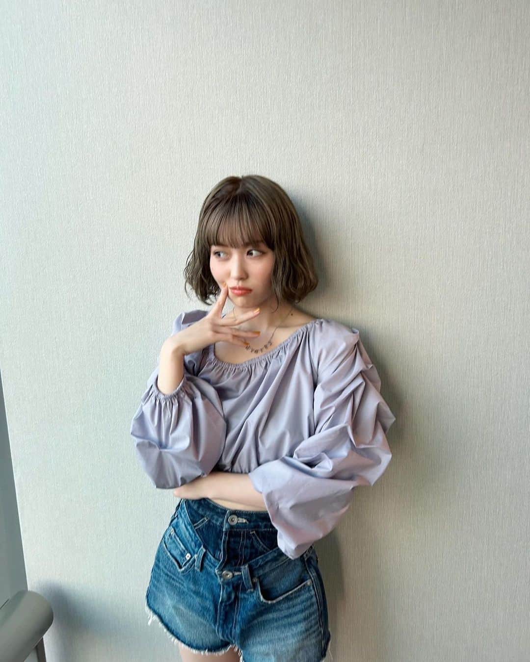 @onefive（ワンファイブ）さんのインスタグラム写真 - (@onefive（ワンファイブ）Instagram)「MOMOです🐩💜 髪型Changeしてから初の@onefive new ...