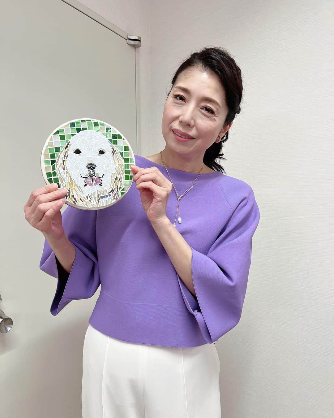 高橋ひとみさんのインスタグラム写真 高橋ひとみinstagram 「ファンの方からももえをモチーフにしたモザイクアートをプレゼントして