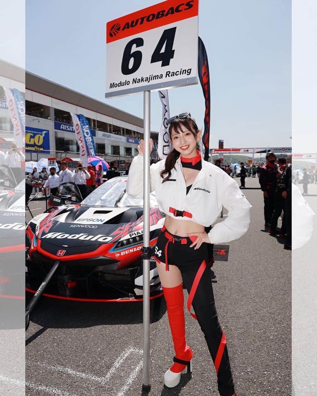 池永百合さんのインスタグラム写真 - (池永百合Instagram)「SUPERGT Rd.2 Fuji🗻 2日間応援ありがとうございました‼️ 決勝レースは、14番手からスタート 結果は ...