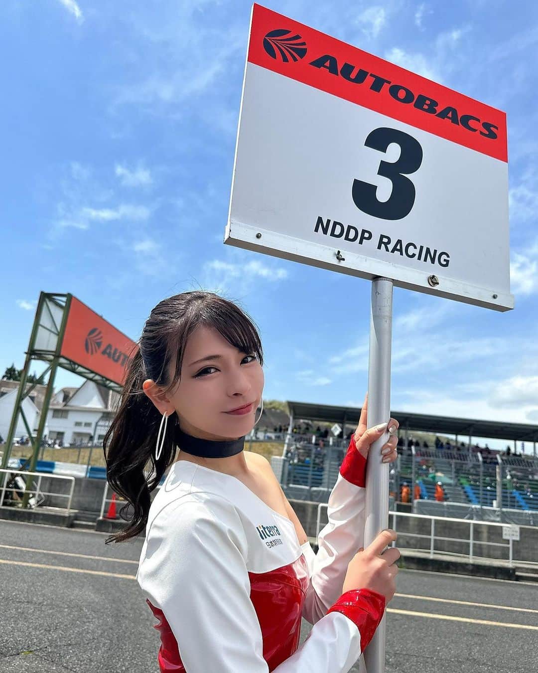葉月美優さんのインスタグラム写真 - (葉月美優Instagram)「こんばんは★ 今日は、SUPER GT 開幕戦 岡山 決勝でした🏁 悪 ...