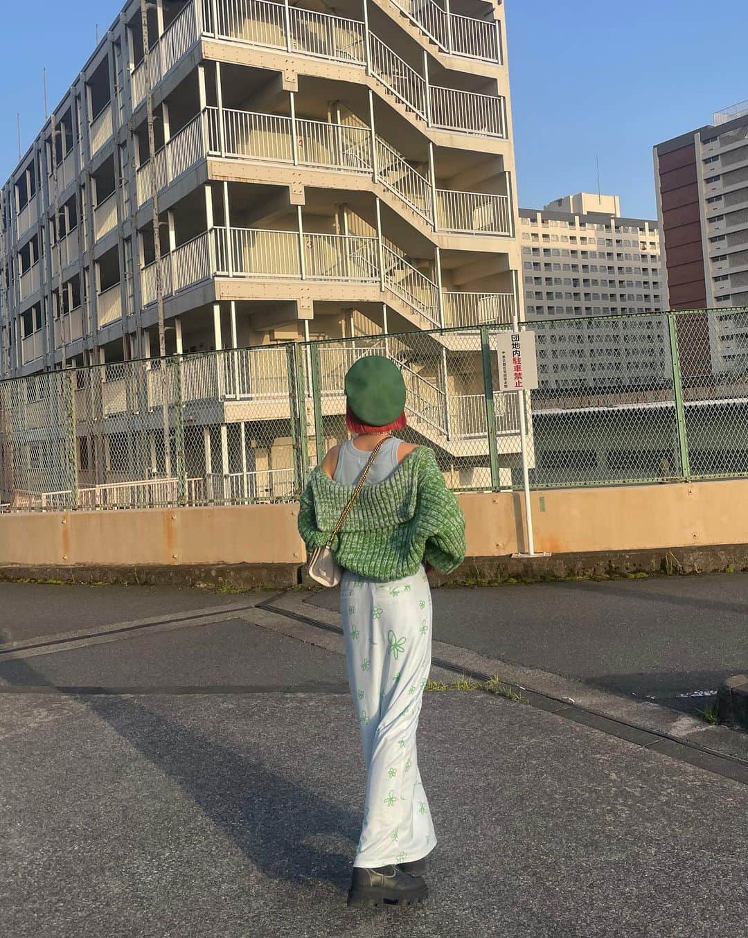 AMIさんのインスタグラム写真 - (AMIInstagram)「ami's fashion🌿🦋 ブルーとグリーン。 アメスリタンクもオリジナル柄のスカートも新作アイテム。 @jouetie ...