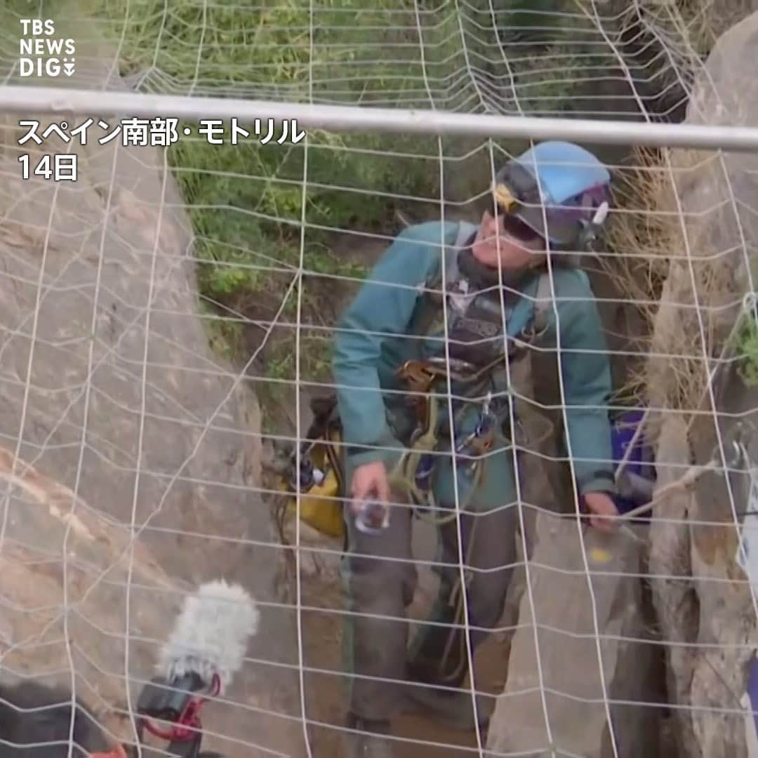 TBS NEWSさんのインスタグラム写真 - (TBS NEWSInstagram)「「一度も外に出ようと思わなかった」地下70mの洞窟に1人で500日間 実験終えたスペインの登山家が地上に ...