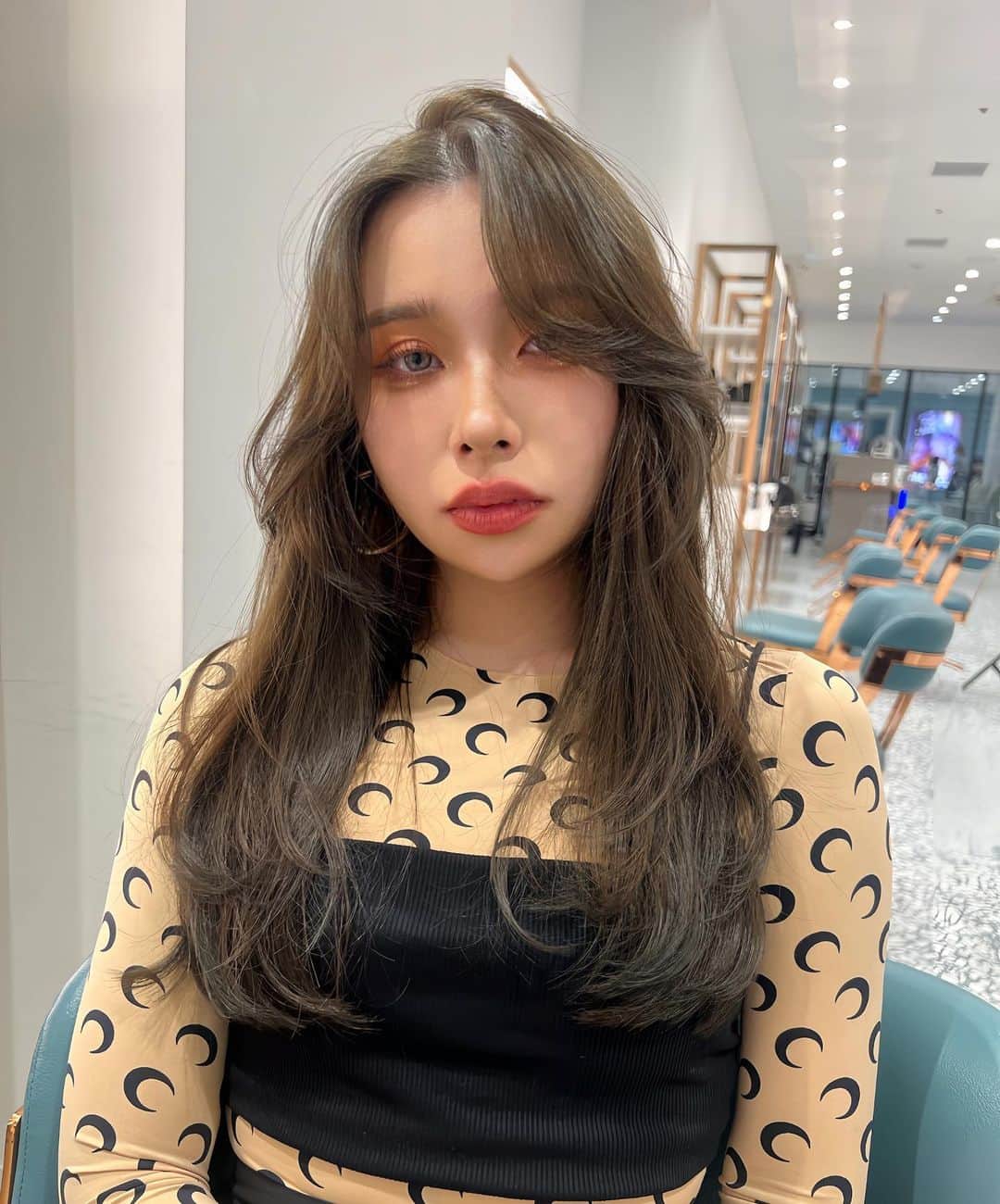 Pyonさんのインスタグラム写真 - (PyonInstagram)「Aqua olive beige 🐬 @seina_nunokawa ...