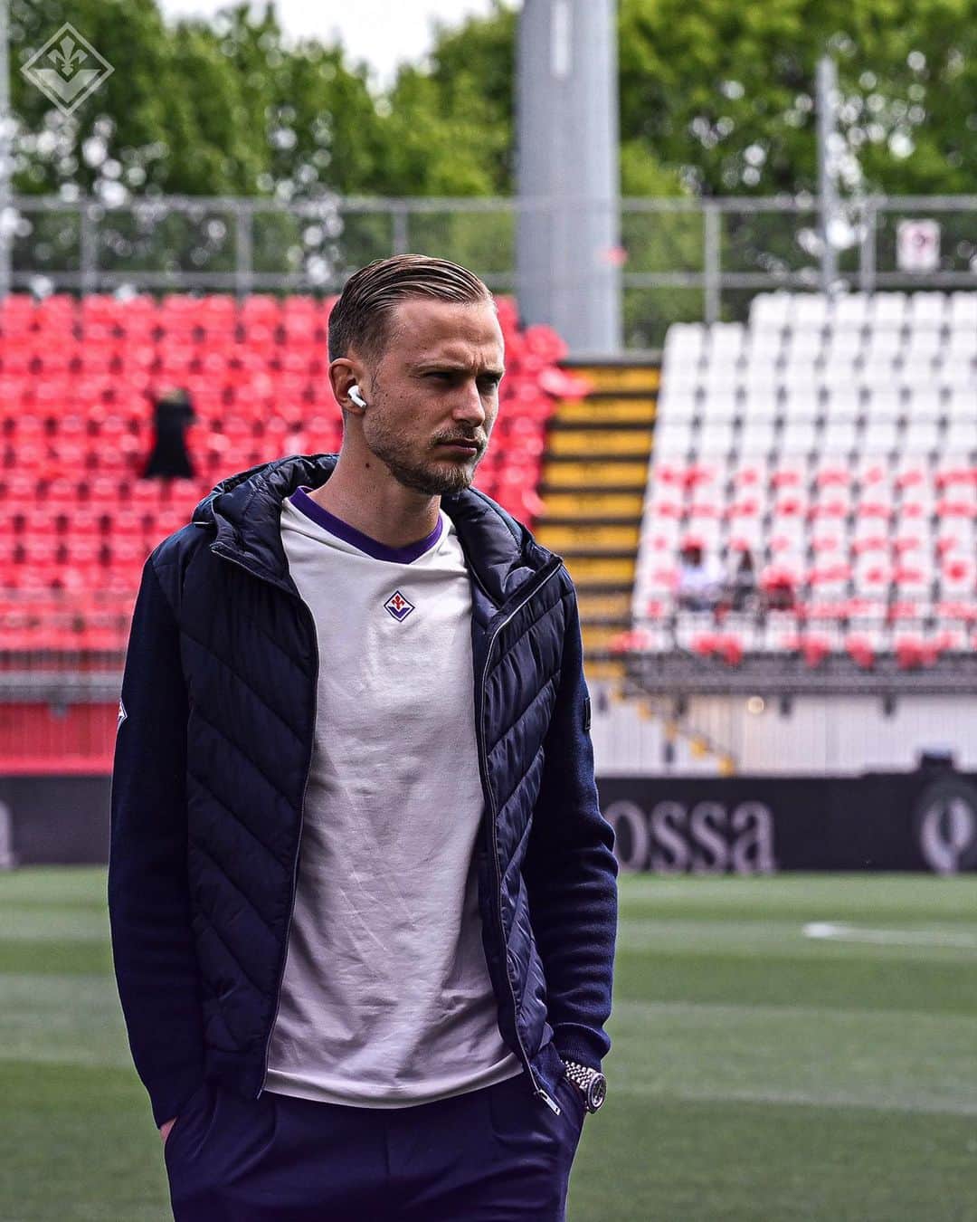 Acfフィオレンティーナさんのインスタグラム写真 Acfフィオレンティーナinstagram 「pitch Inspection ⏳💜⚜