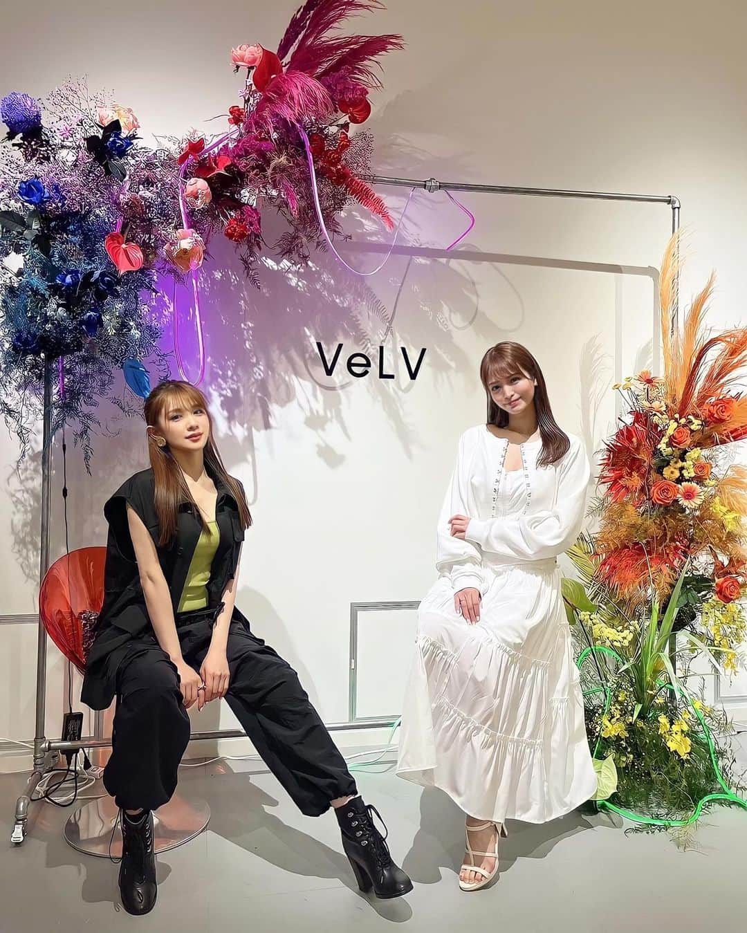 春菜めぐみさんのインスタグラム写真 春菜めぐみinstagram「． 新ブランド Velv Velv のpopupに ちっか 2802