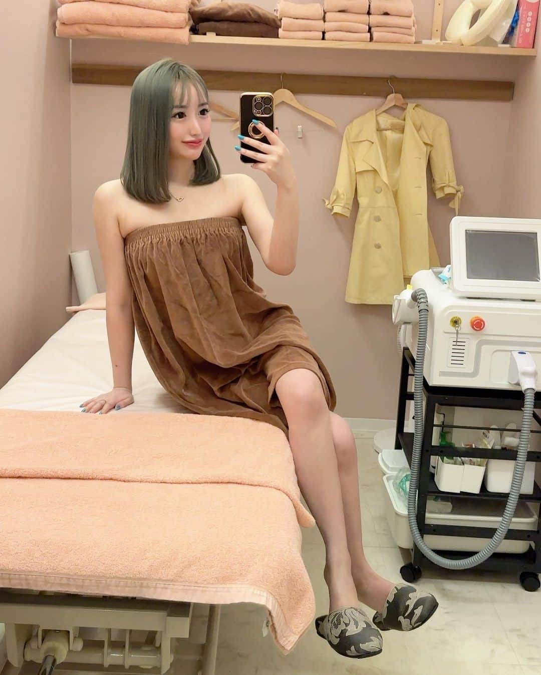 白咲えりかさんのインスタグラム写真 - (白咲えりかInstagram)「@lygym_beauty LYGYM脱毛に行ってきたよ ️ 元々医療脱毛に通ってて更にツルツルにしたくて 月一の ...