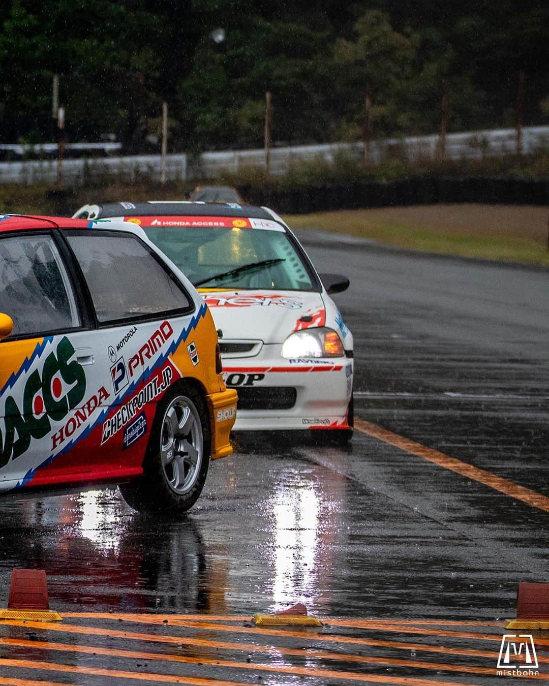 mistbahnさんのインスタグラム写真 - (mistbahnInstagram)「_ WHARP RACING 瞬間移動 Honda ...