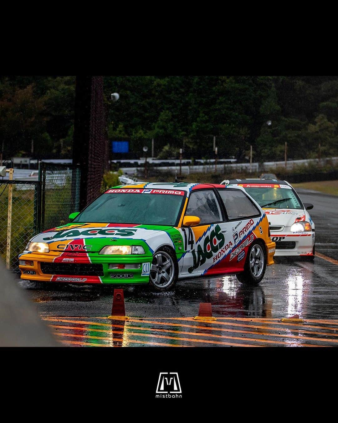 mistbahnさんのインスタグラム写真 - (mistbahnInstagram)「_ WHARP RACING 瞬間移動 Honda ...