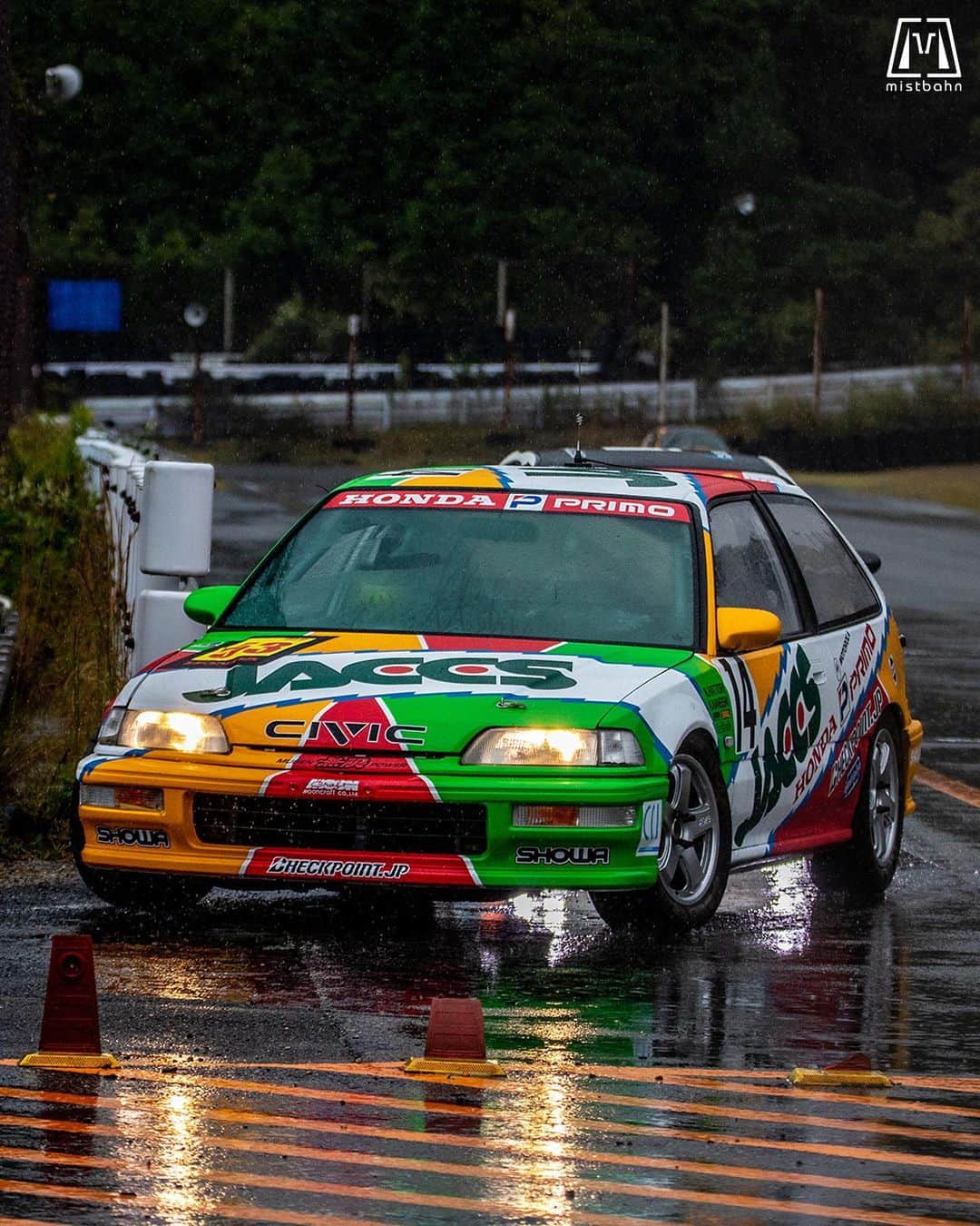 mistbahnさんのインスタグラム写真 - (mistbahnInstagram)「_ WHARP RACING 瞬間移動 Honda ...