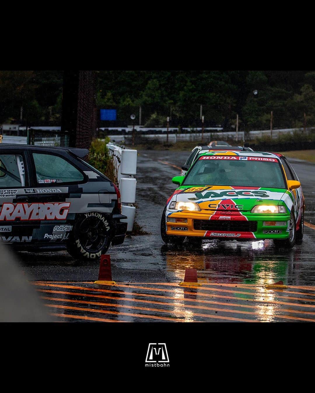 mistbahnさんのインスタグラム写真 - (mistbahnInstagram)「_ WHARP RACING 瞬間移動 Honda ...