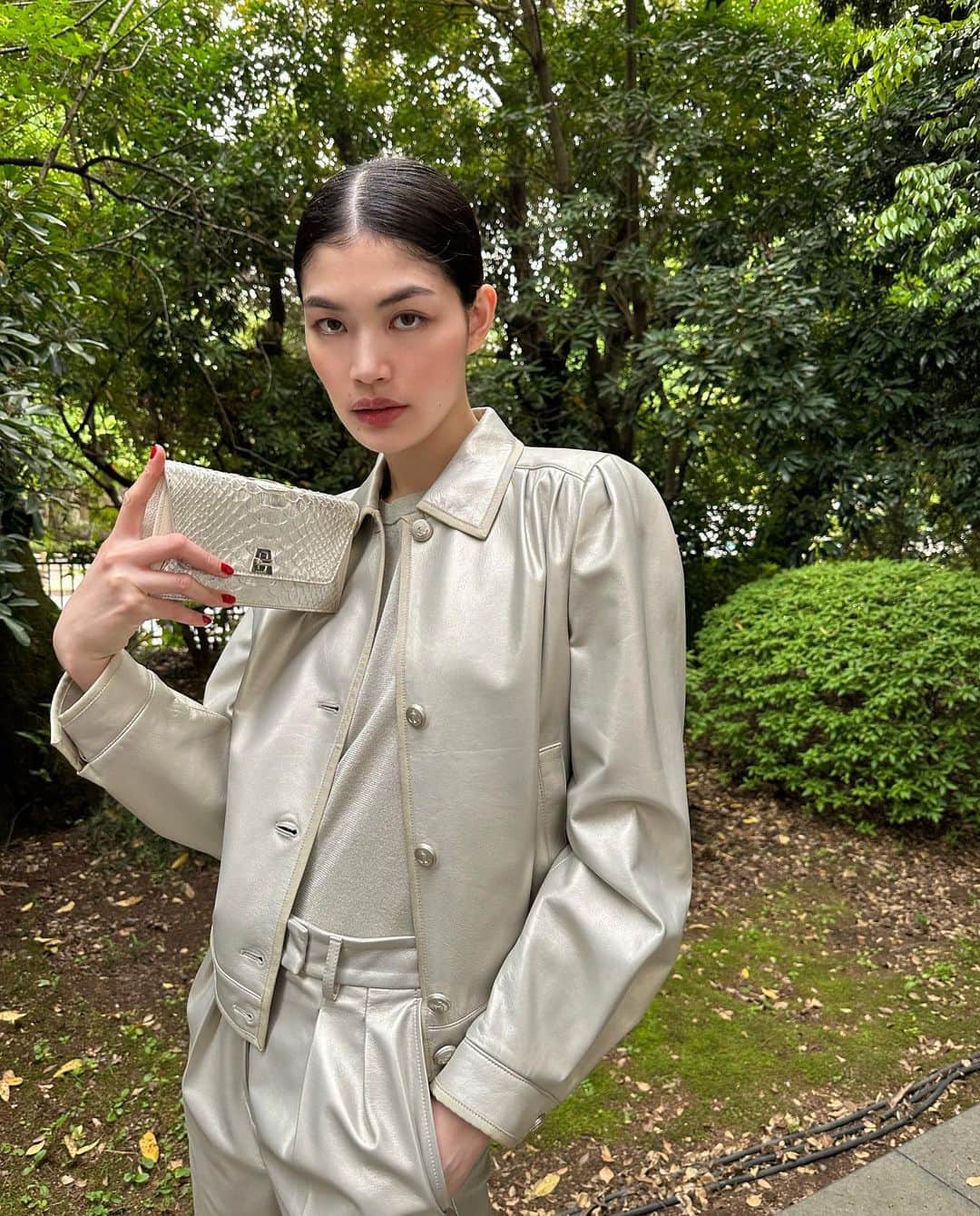 福士リナさんのインスタグラム写真 - (福士リナInstagram)「@akrisofficial 2023F/W collection ...