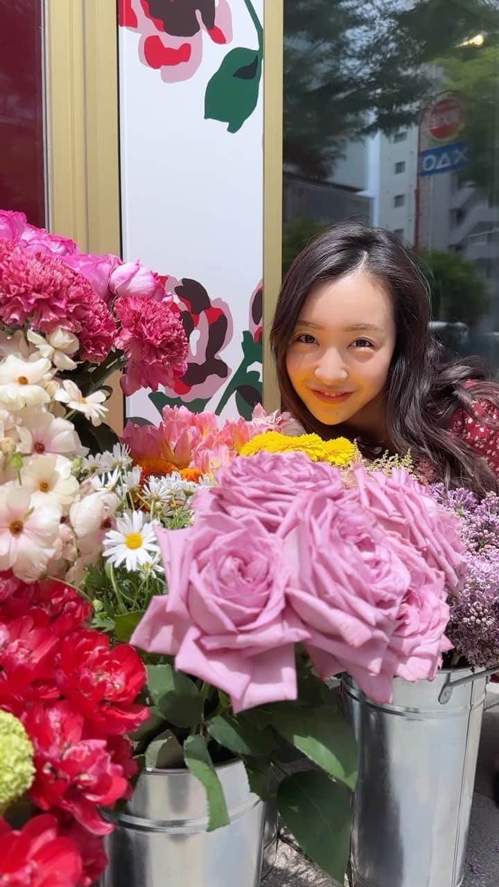 板野友美さんのインスタグラム動画 - (板野友美Instagram)「Rosy luce salonではParisのお花屋さんを意識して🌷💐🌹 @rosyluce #Rosyluce # ...