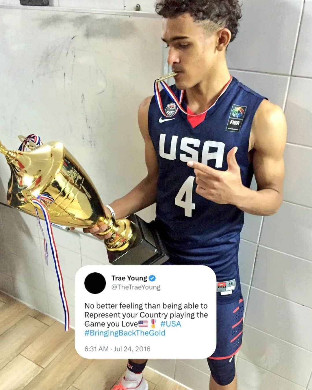 FIBAさんのインスタグラム写真 - (FIBAInstagram)「Trae Young ballin’ with Team USA ...