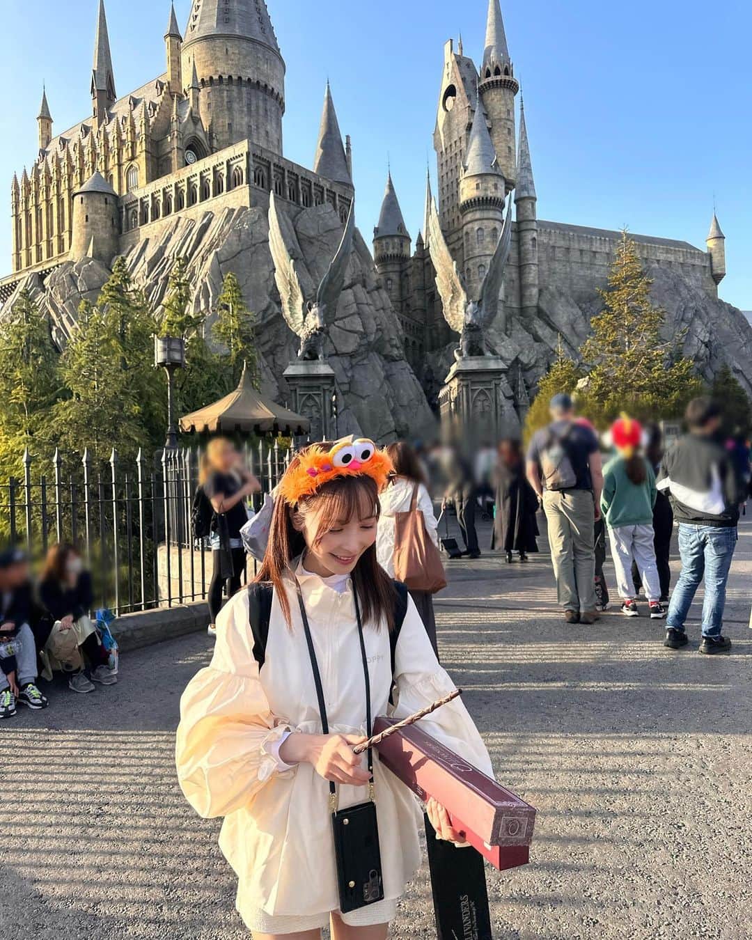 桃乃木かなさんのインスタグラム写真 - (桃乃木かなInstagram)「USJ🌏 ポークリブなくなっちゃったの 結構ショックだけど新しく販売されてる スモークチキンがぷるぷるで美味しすぎた ...