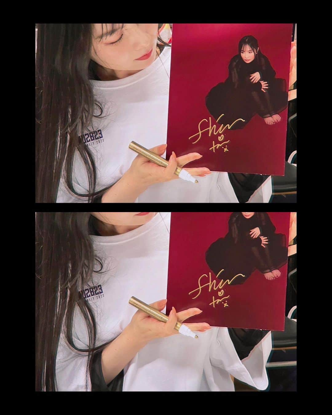 towanaさんのインスタグラム写真 - (towanaInstagram)「fhána初のパネル展のために、すべてのパネルにサインを書かせて ...