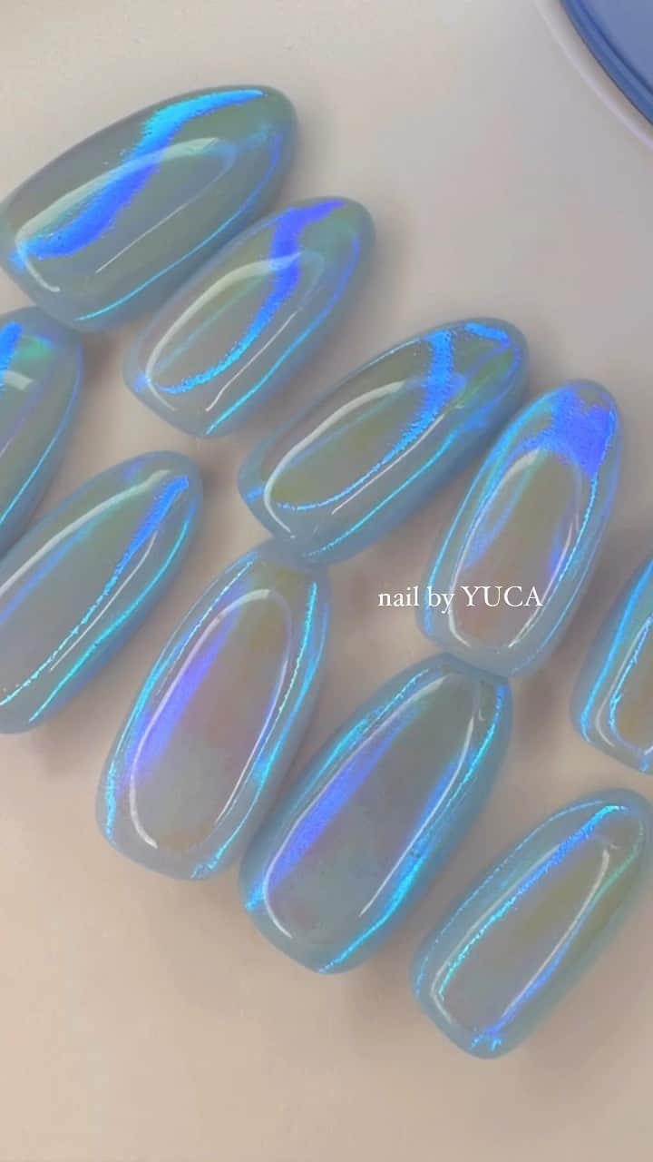 YUCAさんのインスタグラム動画 - (YUCAInstagram)「URUURU集🫧🫧 ⁡ ⁡ ⁡ #うるうるネイル #nail #ネイル ...