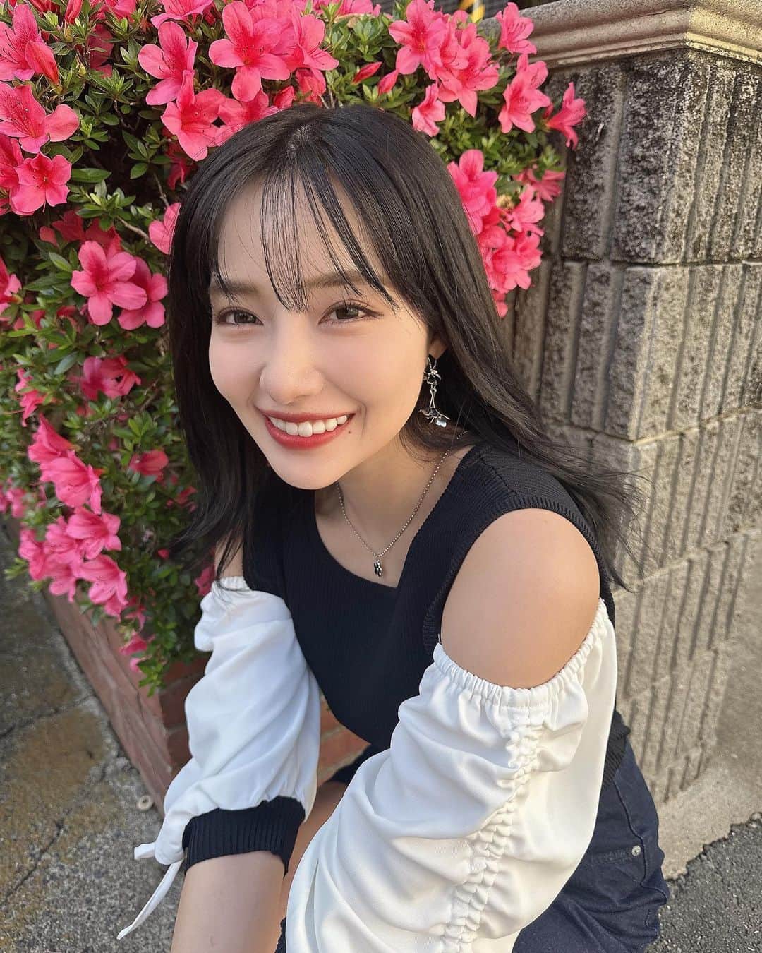 村瀬紗英さんのインスタグラム写真 - (村瀬紗英Instagram)「#dailylook 梅雨入りかあー🫧🙃 雨あがりに☁️🍬」5月30日 12時38分 - saepiiii.m