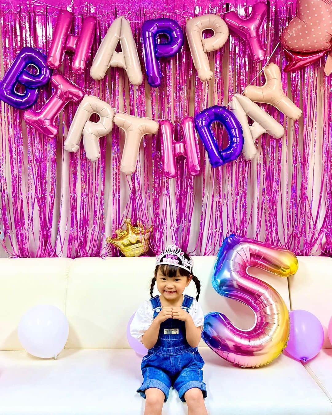 村方乃々佳さんのインスタグラム写真 - (村方乃々佳Instagram)「🎀Happy Birthdayののちゃん5歳になりました🎀 ファンの ...