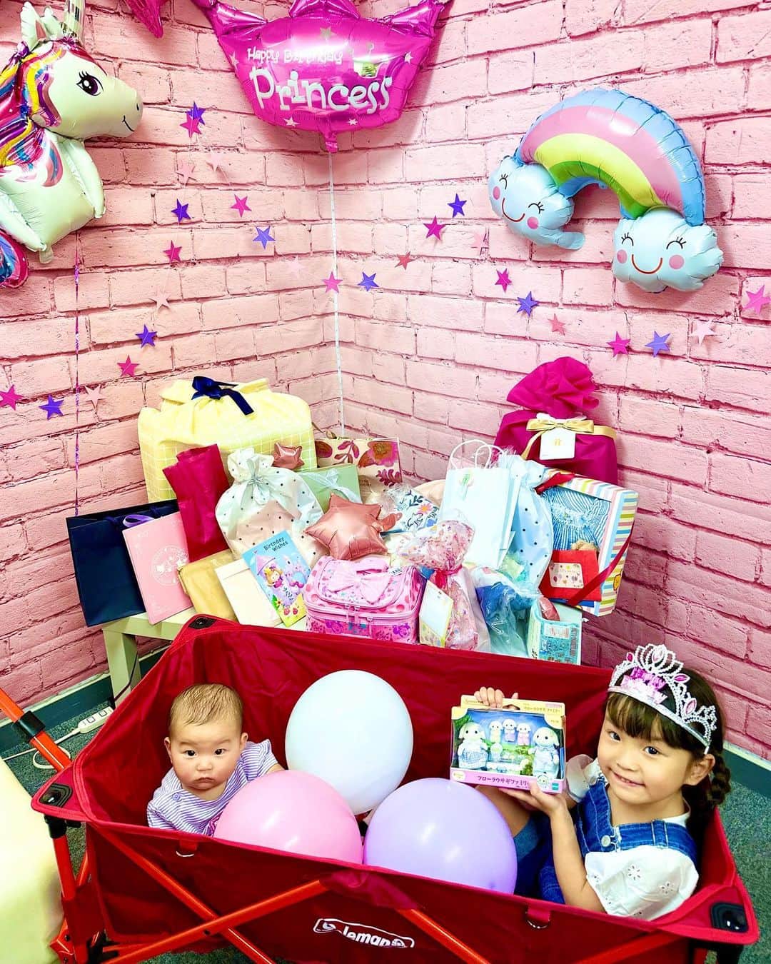 村方乃々佳さんのインスタグラム写真 - (村方乃々佳Instagram)「🎀Happy Birthdayののちゃん5歳になりました🎀 ファンの ...