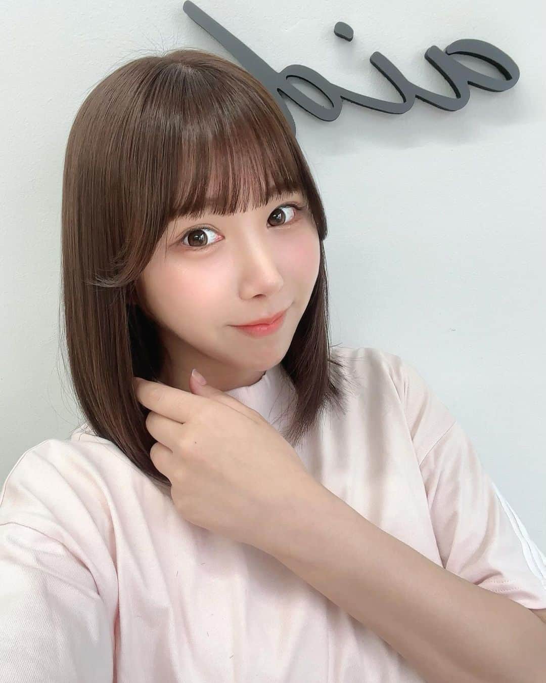 日向葵衣さんのインスタグラム写真 日向葵衣instagram 「今日は大事なオーディションだったので… その前にプリンちゃんだった髪を