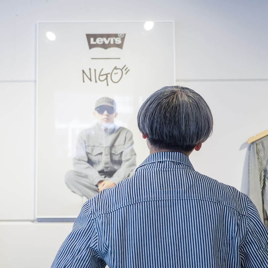UOMOさんのインスタグラム写真 - (UOMOInstagram)「「リーバイス®×NIGO®」ヒッコリーストライプの「501®」が即完売。 コラボ第3弾の元ネタはこれだった！ 先の4月 ...
