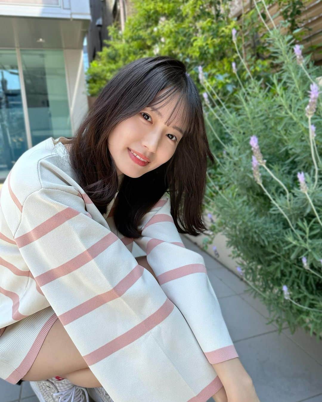 志田音々さんのインスタグラム写真 - (志田音々Instagram)「🌱 髪の毛さらさらにしてもらって☺︎ 毛先も整えてもらって☺︎ なんだ ...