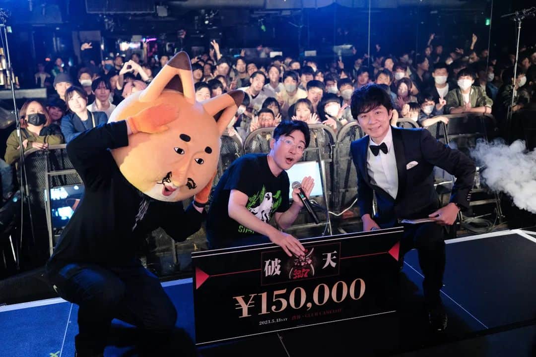 DOTAMAさんのインスタグラム写真 - (DOTAMAInstagram)「「破天MC BATTLE 鬼7リーグ 第一陣」優勝しました。ご声援頂いた皆様誠に有難うございます。溝上たんぼさん ...