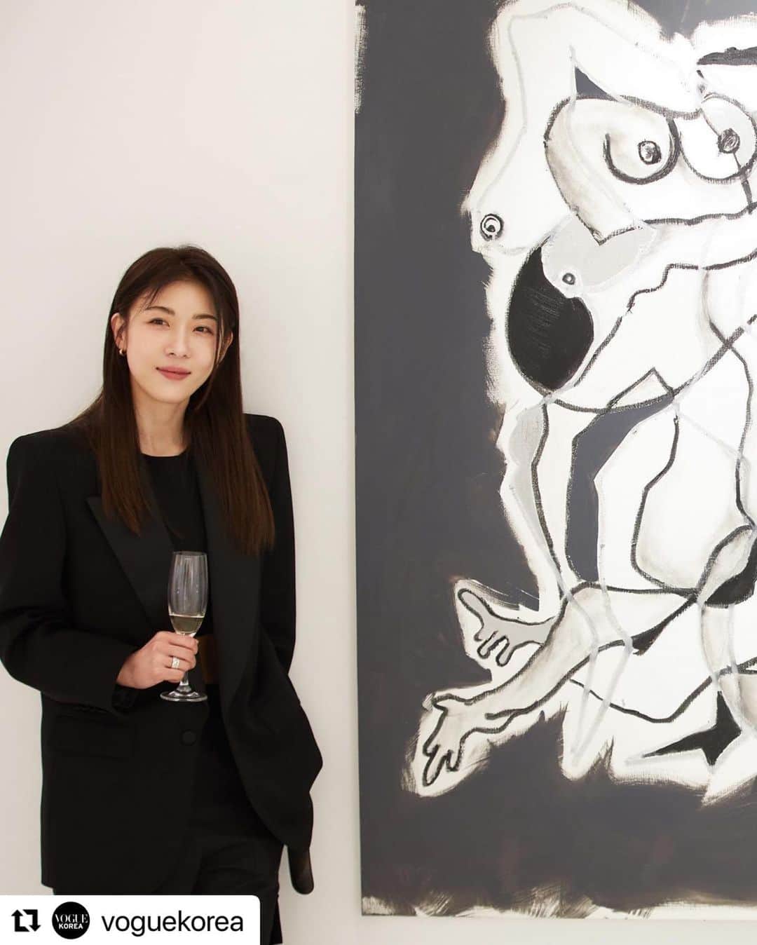 ハ・ジウォンさんのインスタグラム写真 - (ハ・ジウォンInstagram)「“사실 배우로 살아온 게 20~30이라면,그림을 그리는 ...