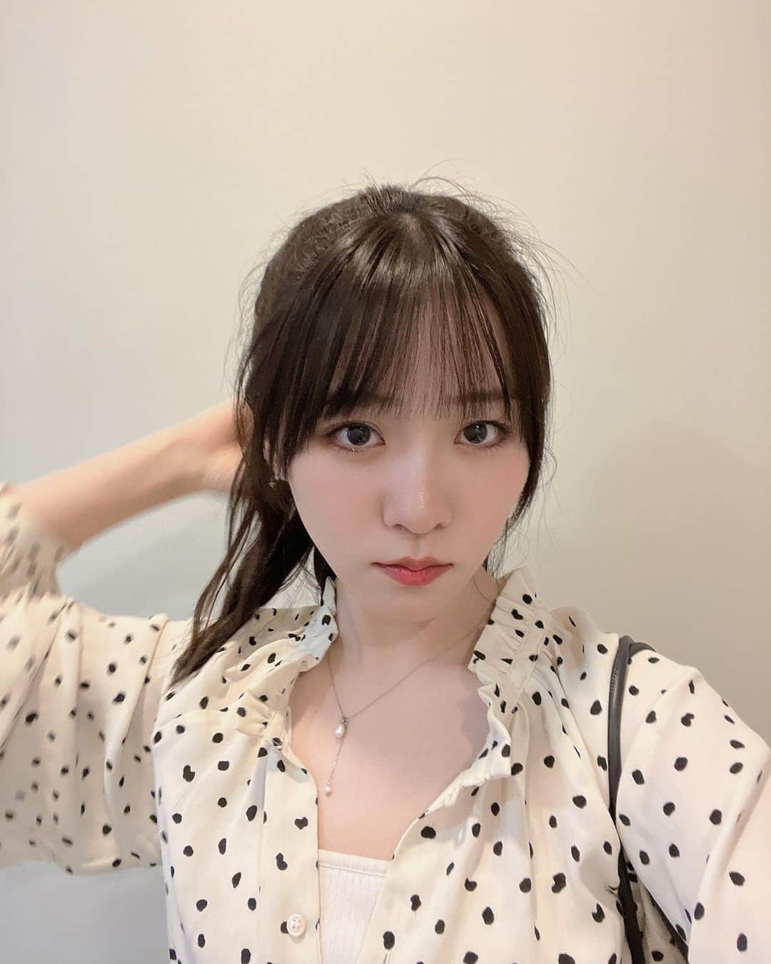 沖玲萌さんのインスタグラム写真 - (沖玲萌Instagram)「ポニテは戦闘力高め。」5月16日 23時28分 - remoni_oki