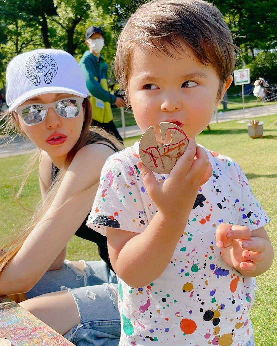 藤井リナさんのインスタグラム写真 - (藤井リナInstagram)「@resalon.co.jp でヘアカラーリタッチとフェイシャルは高濃度炭酸パック、無針水光注入マシンで人幹細胞培養液96 ...