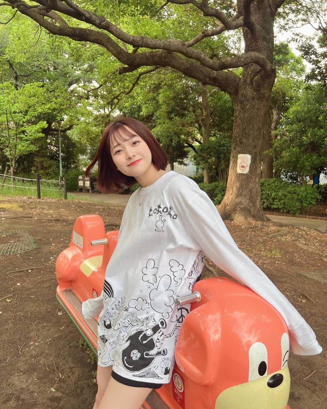 上ノ堀結愛さんのインスタグラム写真 - (上ノ堀結愛Instagram)「• 今日もめっちゃ暑かったね☀️‪👍🏻 ̖́-‬」5月18日 19時01分 - yua.0201