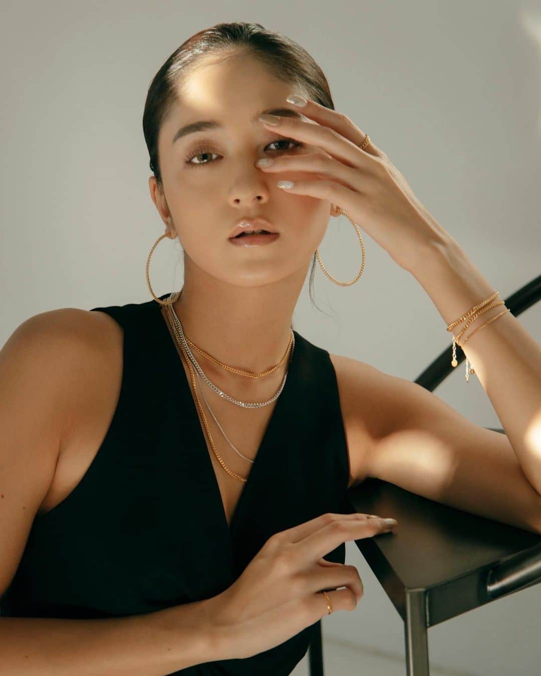 池田美優（みちょぱ）さんのインスタグラム写真 - (池田美優（みちょぱ）Instagram)「． uiazis新作発売🖤 ネックレス1つ ...