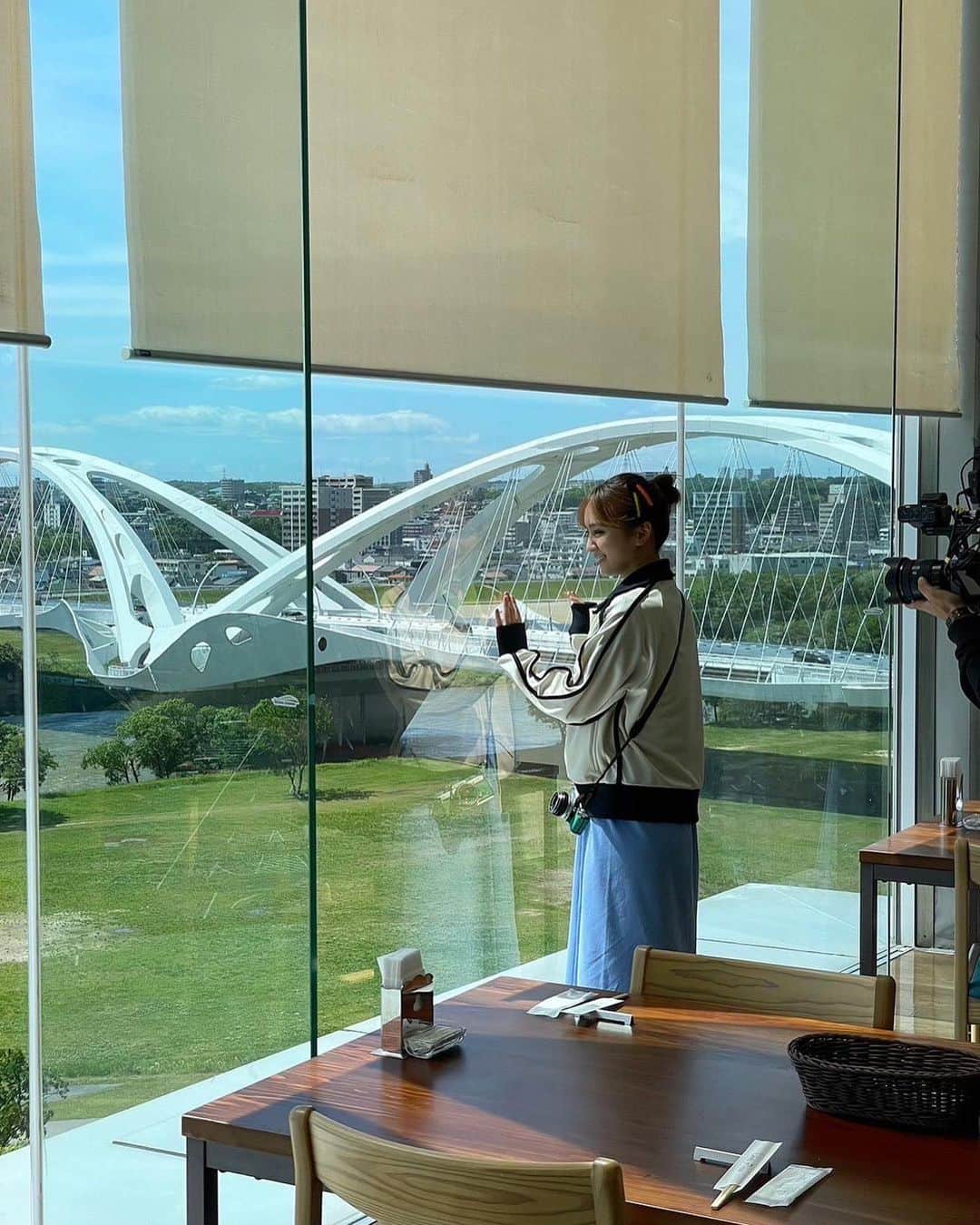 岡田結実さんのインスタグラム写真 - (岡田結実Instagram)「・ 📷豊田スタジアム ヴェルデロッソ 住所 ：愛知県豊田市千石町7-2 TEL ：0565-87-5200 営業時間：11 ...