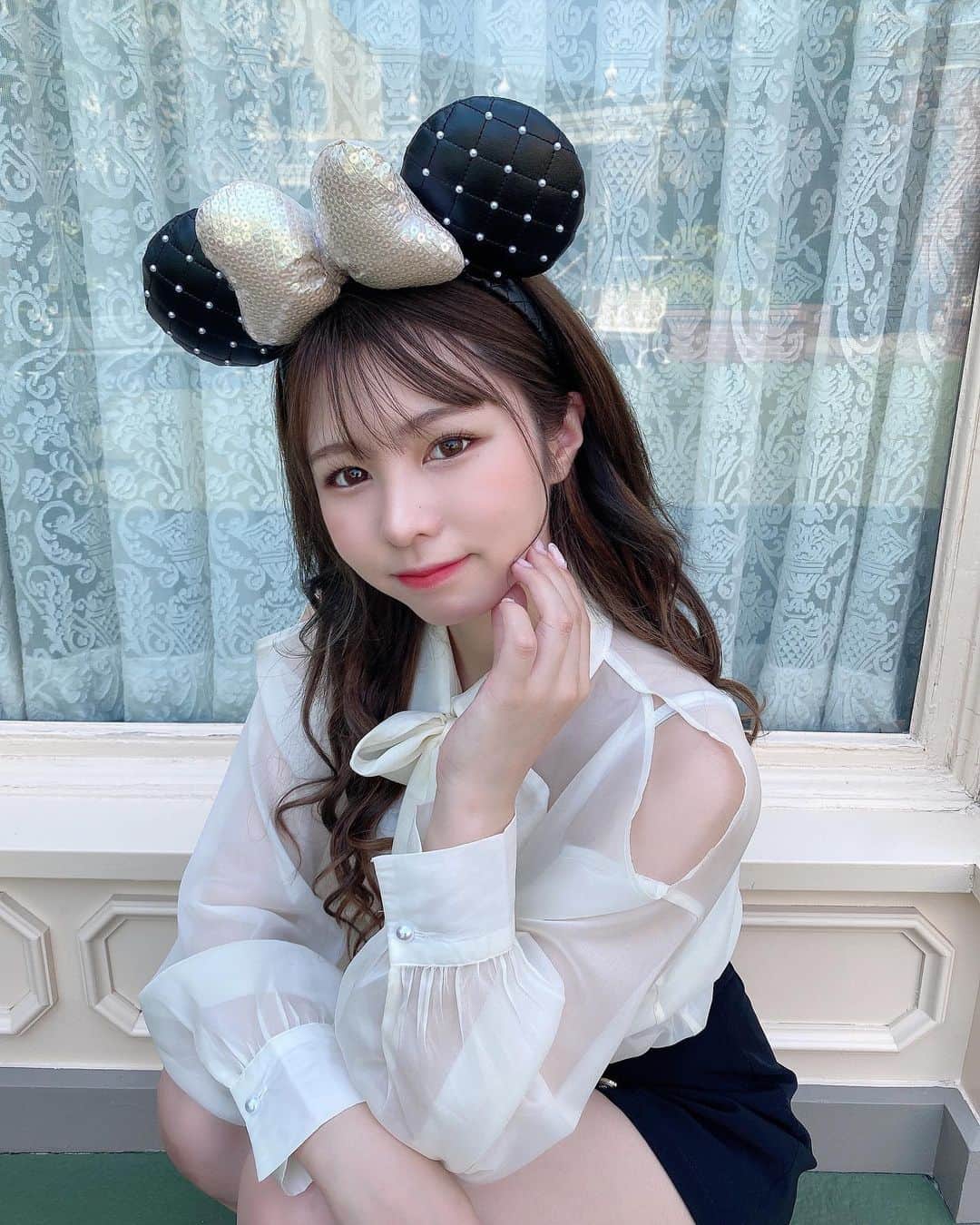 みーこさんのインスタグラム写真 みーこinstagram 「ディズニー投稿続きます🐭🤍🖤🏰 東京ディズニーランド 東京ディズニー