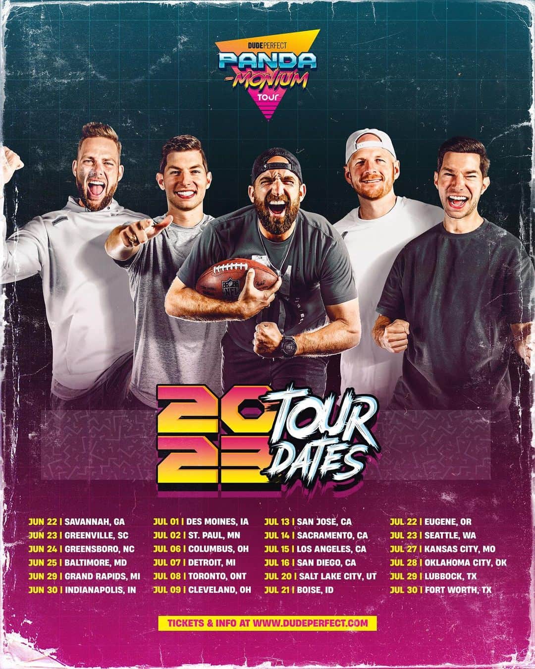 Dude Perfectさんのインスタグラム写真 - (Dude PerfectInstagram)「Drop a 🐼 in the ...