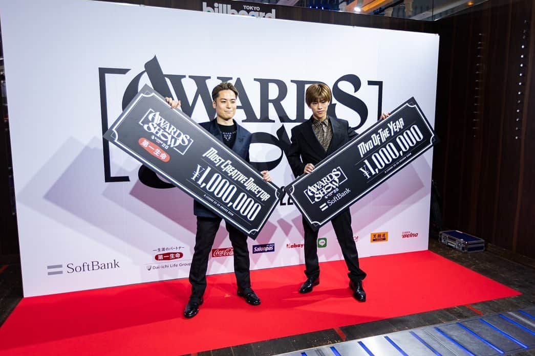 FISHBOYさんのインスタグラム写真 - (FISHBOYInstagram)「年間の功労を称えるD.LEAGUE AWARDS SHOWにてMost Creative Directorを ...