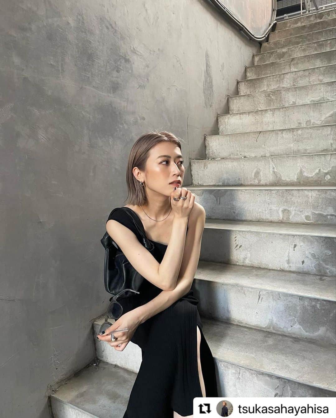 MURUAさんのインスタグラム写真 - (MURUAInstagram)「#Repost @tsukasahayahisa with @use.repost ・・・ 夏ワンピ☀️ 日焼けっぽく ...