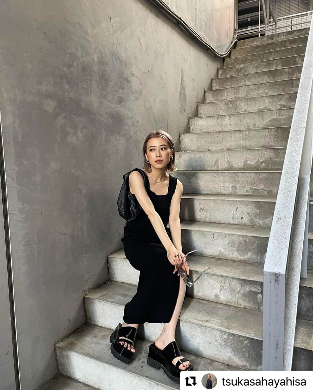 MURUAさんのインスタグラム写真 - (MURUAInstagram)「#Repost @tsukasahayahisa with @use.repost ・・・ 夏ワンピ☀️ 日焼けっぽく ...