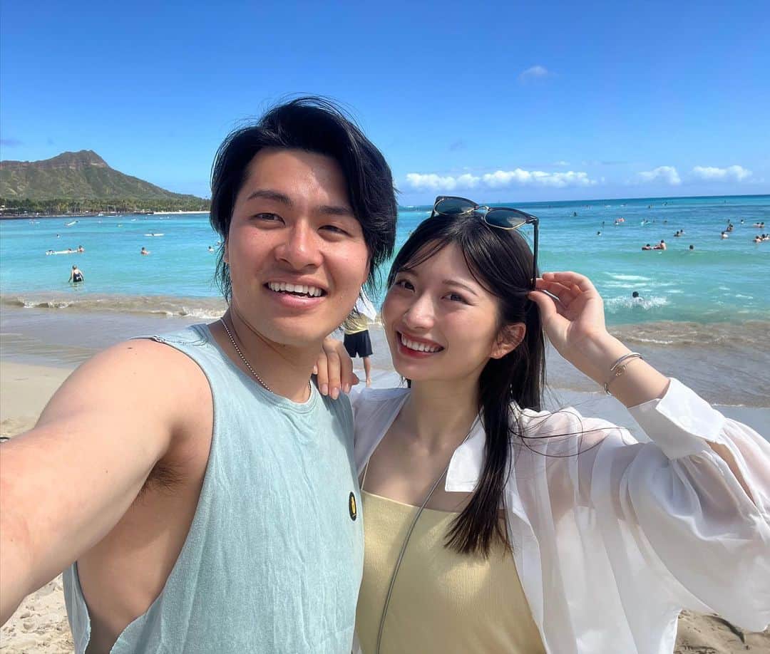 華金カップルさんのインスタグラム写真 - (華金カップルInstagram)「さいっっっこうの動画できた😚 Hawaii vlog お楽しみに ...