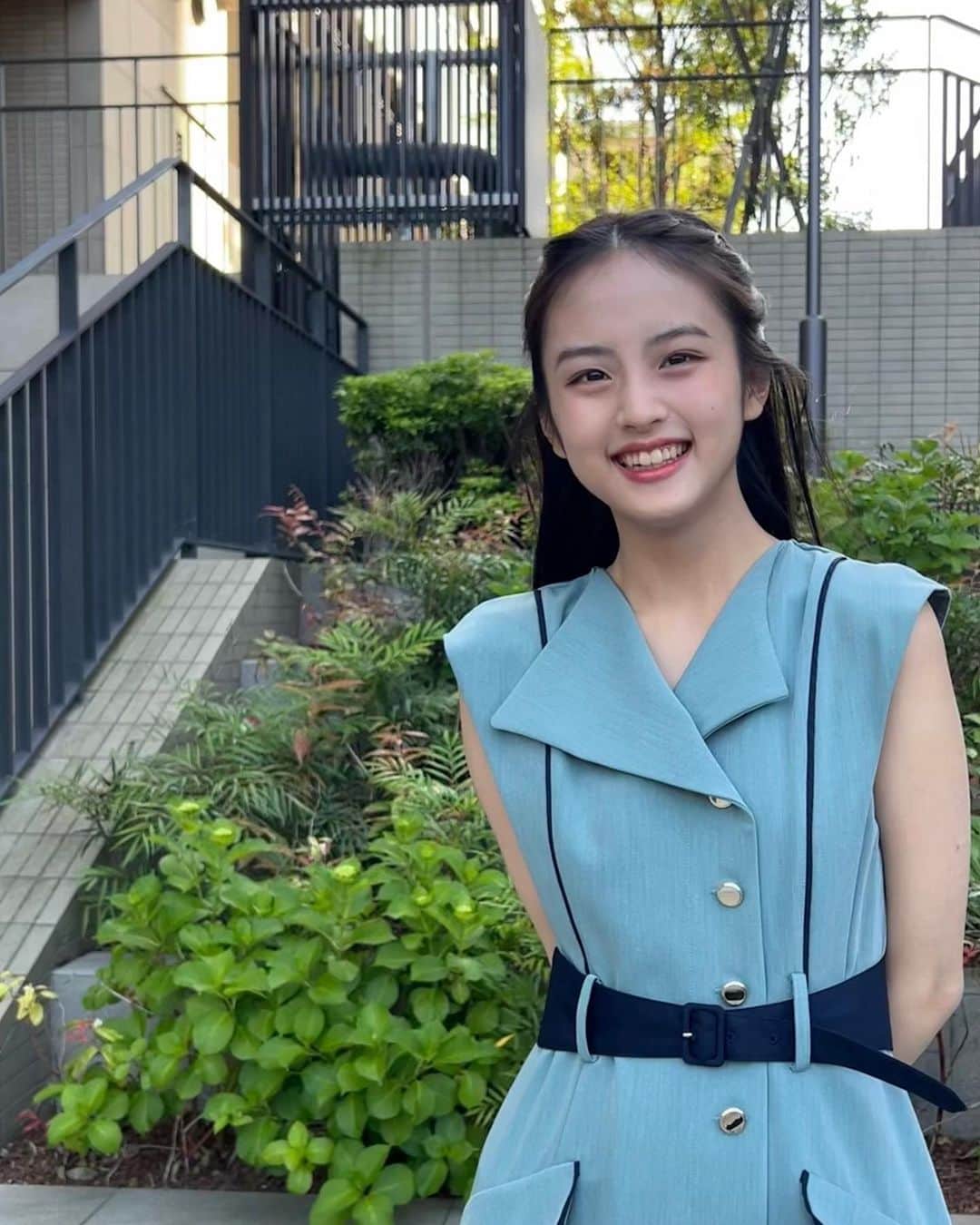 竹下優名さんのインスタグラム写真 - (竹下優名Instagram)「💚🍀 #REDYAZEL#レディアゼル #グリーン#ワンピース#💚 ...