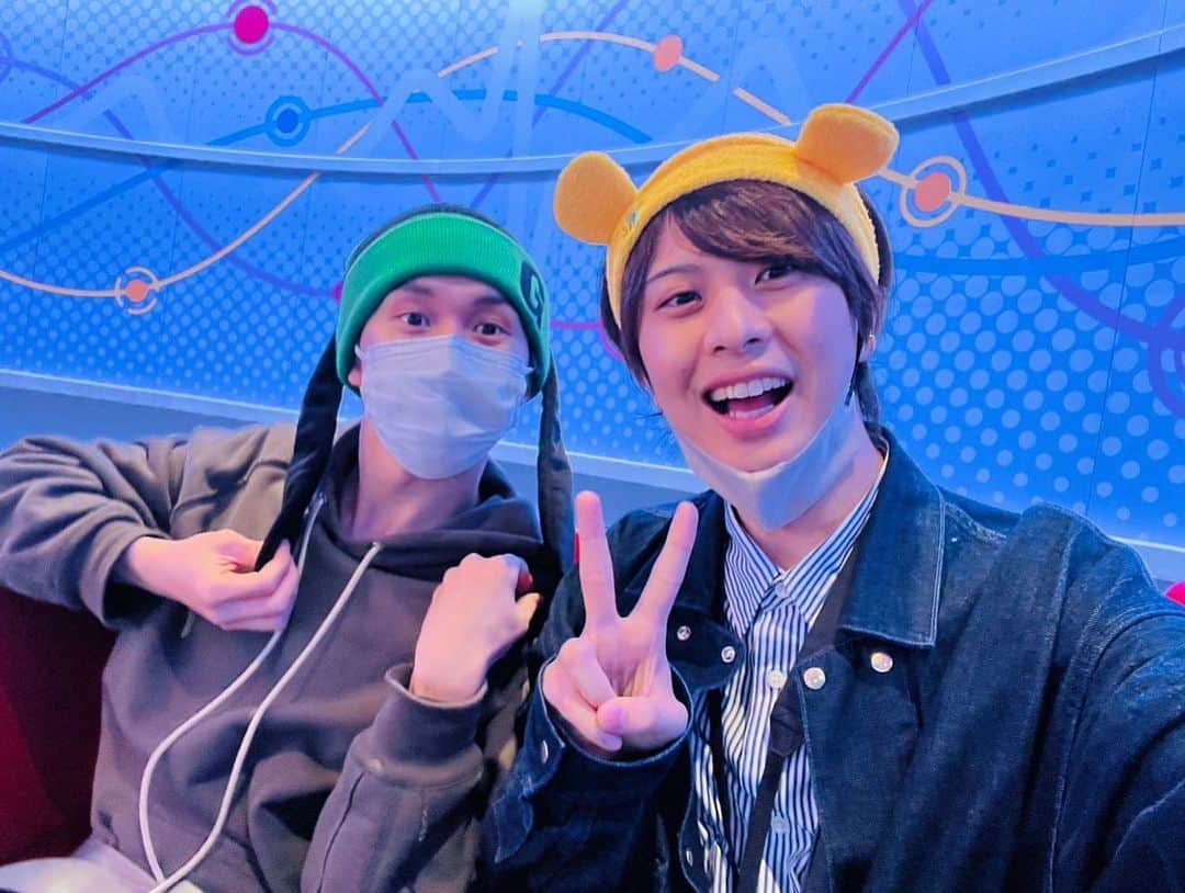 田村心さんのインスタグラム写真 - (田村心Instagram)「_ 「ディズニー部発足」 田村心です。 ⁡ 田村心 岡宮来夢 石川凌雅 高橋 ...