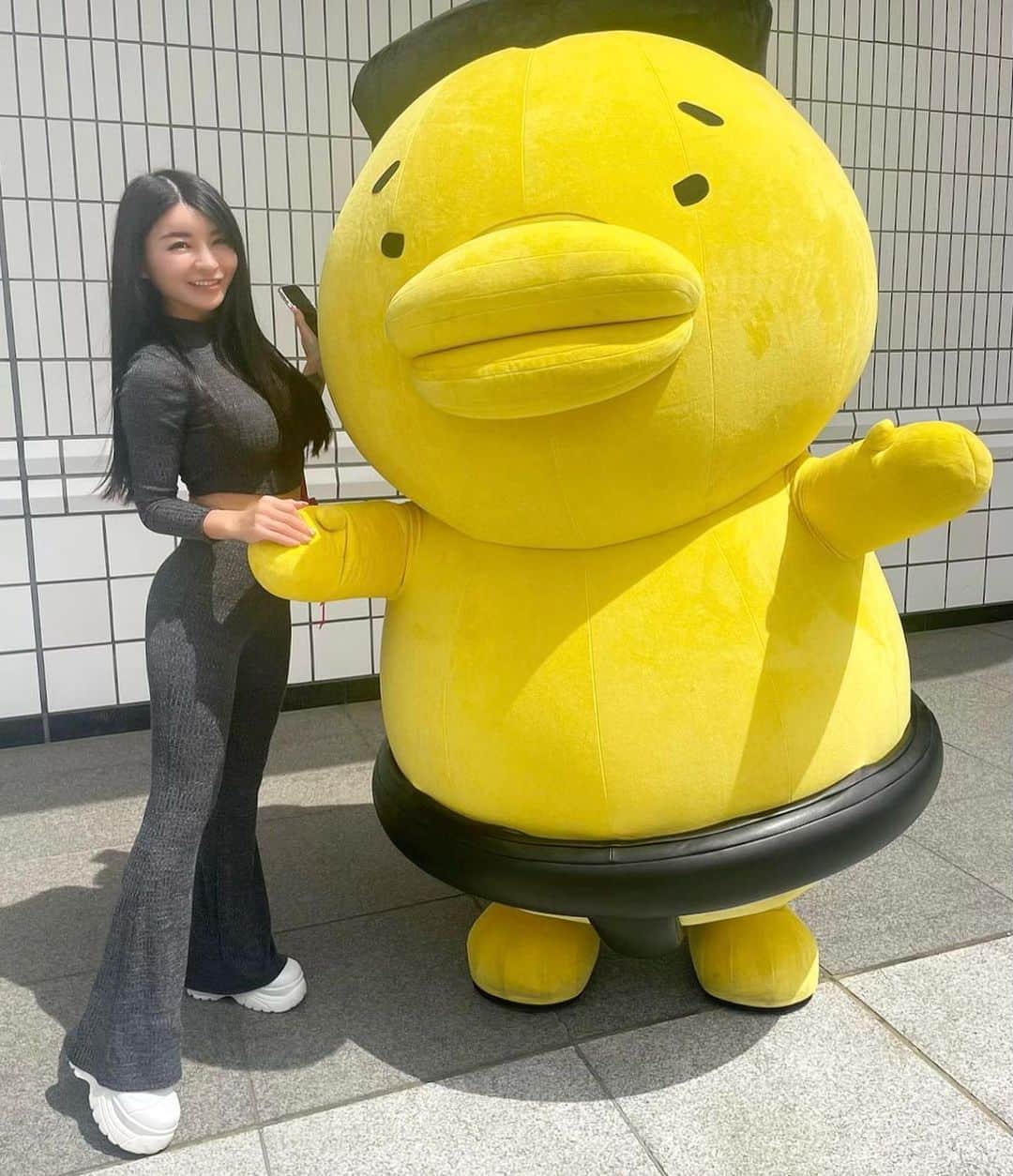 meruさんのインスタグラム写真 - (meruInstagram)「kawaii !🫢🐥 . . #あんこ山 #sumo #相撲 #キャラ ...