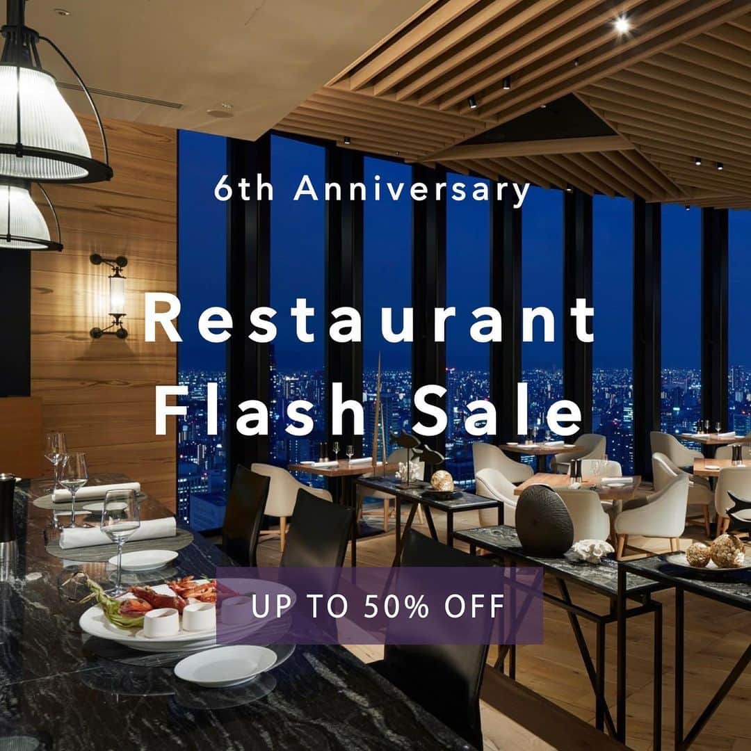 Conrad Osakaさんのインスタグラム写真 - (Conrad OsakaInstagram)「【6/9まで】開業6周年記念 レストランタイムセール！ コンラッド大阪は6月9日（金）に ...