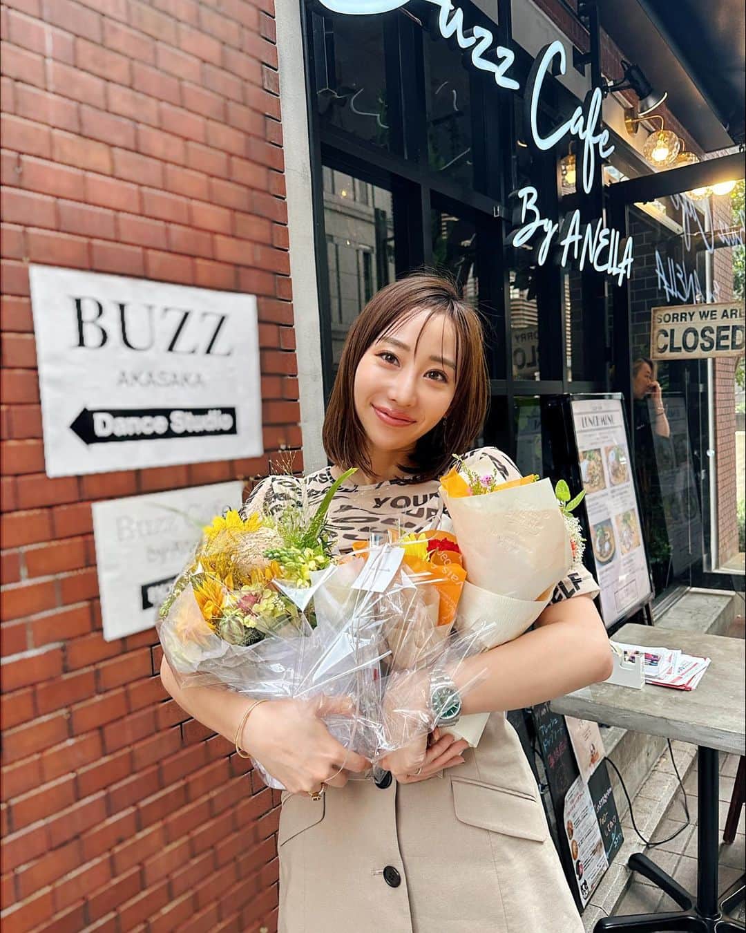 秋倉諒子さんのインスタグラム写真 - (秋倉諒子Instagram)「fam🌼カフェ会🍛 in @buzz_cafe_by_anella famブログも更新したから見てね💐🆙@bitfan ...