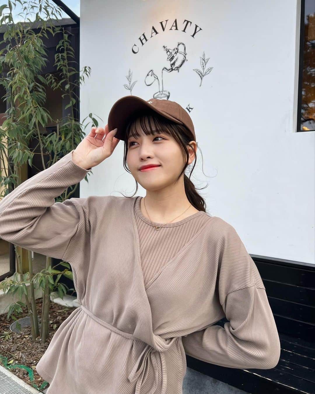 宇佐神星（きらり）さんのインスタグラム写真 - (宇佐神星（きらり）Instagram)「嵐山のCHAVATY🥮 また京都行きたいな〜〜！ この日は珍しくキャップコーデでした🌼」6月23日 ...