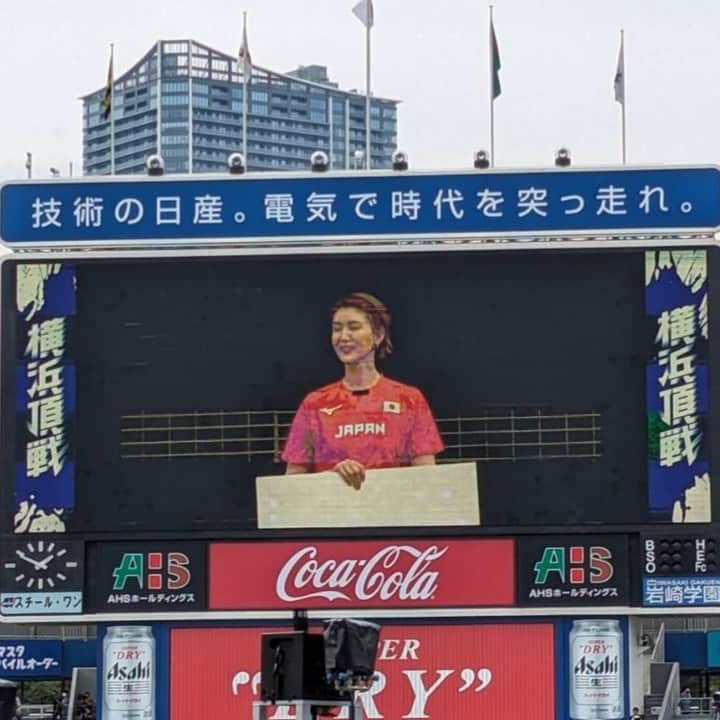 TBSバレブーさんのインスタグラム写真 - (TBSバレブーInstagram)「. ／ 本日のDeNA対阪神の試合前⚾️ BS-TBS月間グッドプレイヤー賞の表彰式が行われました🏆️ ...