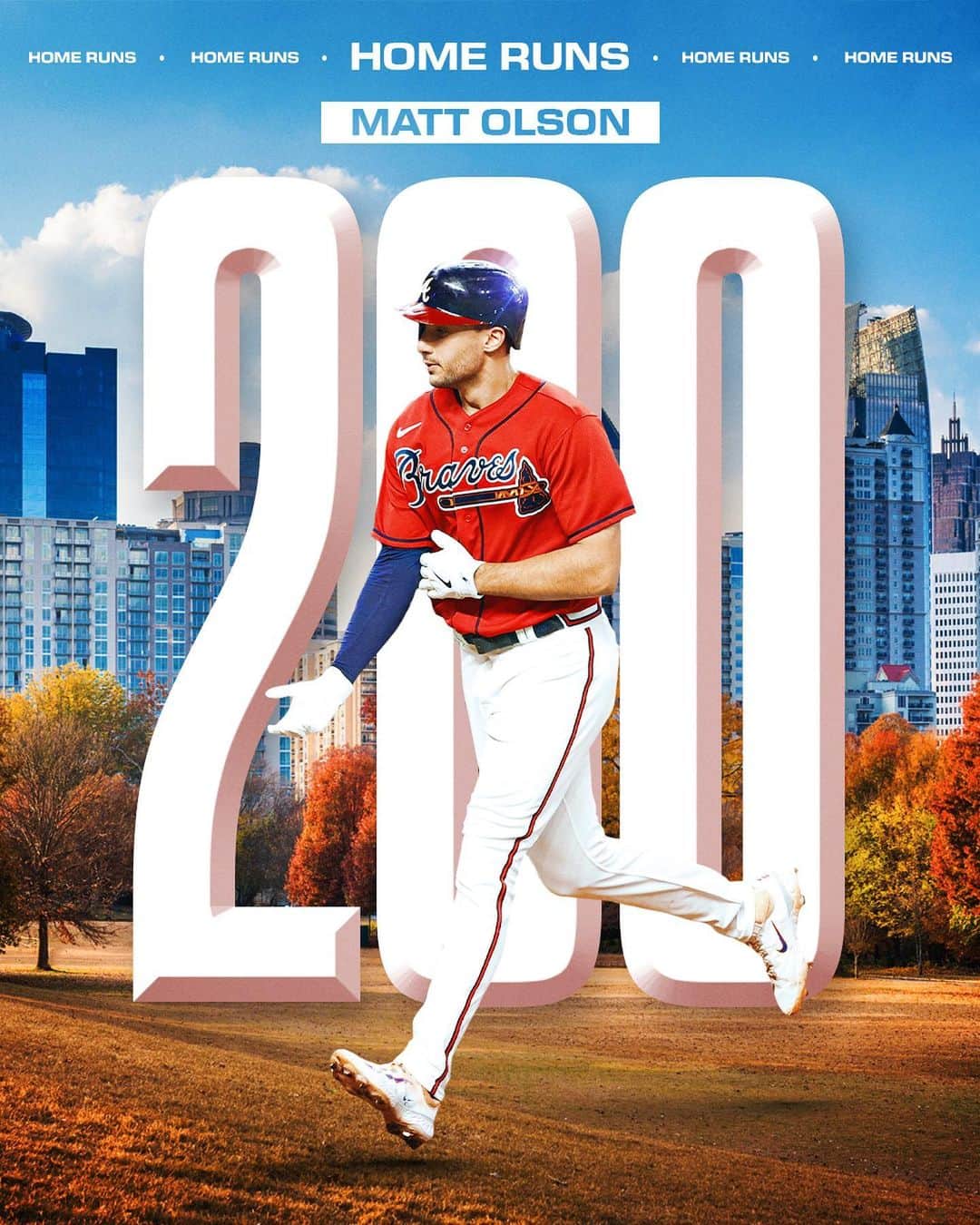 MLBさんのインスタグラム写真 - (MLBInstagram)「Matt Olson's 200th career homer also ...