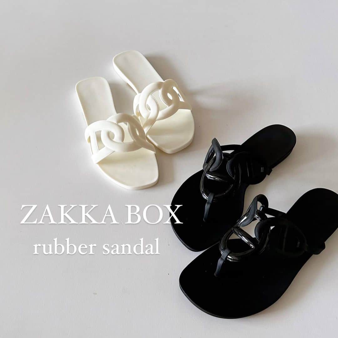 saaaay_kさんのインスタグラム写真 - (saaaay_kInstagram)「2023.06.25 ZAKKA BOXのラバーサンダル♩ あそこのブランドデザインみたいよね🍊🍊🍊 楽天 ...